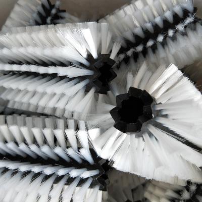 China 0.4mm Nylon Bristle Roller Brush Modular Segment Zig Zag Simple Segment Replaced Brush Roller for sale