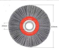 China 150mm OD Nylon Abrasive Circular Deburring Brushes for sale