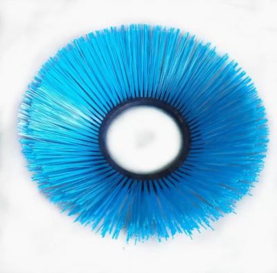 Китай Синие PP пластиковые волокна вращающиеся боковые метлы дорожные метлы продается