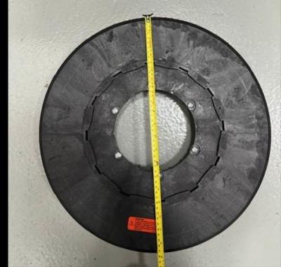 China Red Heavy Duty Polishing Brush Disc Rotary Tool Bristles Floor Machine Cleaning Brush for Floor Scrubber Washer Clean for sale