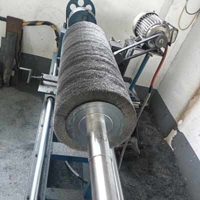 China Industrial Grade Stainless Steel Wire Brush Roller For Rust Removal for sale