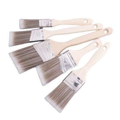 China Multi Specification Color Separation Oblique Angle Brush Artistic Paint Latex Paint Brush for sale