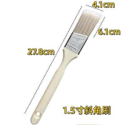 China Multi Specification Color Separation Oblique Angle Brush Artistic Paint Latex Paint Brush for sale