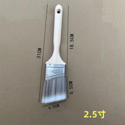 China Multi Specification Color Separation Oblique Angle Brush Artistic Paint Latex Paint Brush for sale