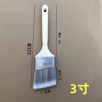 China Multi Specification Color Separation Oblique Angle Brush Artistic Paint Latex Paint Brush for sale