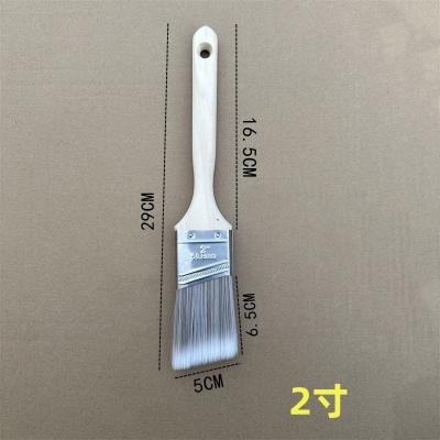 China Multi Specification Color Separation Oblique Angle Brush Artistic Paint Latex Paint Brush for sale