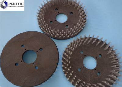 China Polypropylene Rotary Carpet Scrubbing Brush , Stripping Carpet Shampoo Brush,Silicon Carbide Around Abrasive Wire Polish for sale