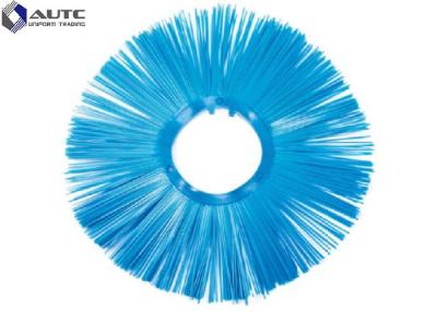 China PP Wire Fastening Wafer Brush Snow Rotary Convoluted Wavy Ring Brush For Farms for sale