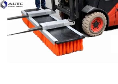 China Medium Forklift Broom For Arduous Outdoor SweeprPVC Base Forklift Brush Sweeper Yellow Red Black Customized Filament OE for sale