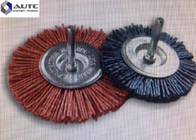 Cina Colore rosso di nylon abrasivo del diametro di cavo della spazzola 1.4mm della ruota del cavo per polacco in vendita