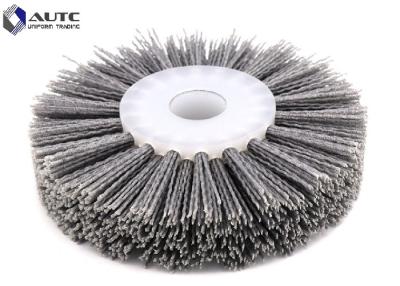 Cina Il filo di acciaio rotatorio abrasivo spazzola la spazzola abrasiva di nylon stridente rotatoria rotatoria del materiale di piatto dell'HDPE della spazzola metallica dello strumento in vendita