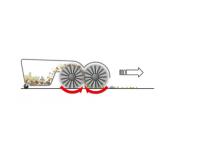 China Two Sided Brush Industrial Floor Sweeper Machine Pushing Force Simple Operation for sale