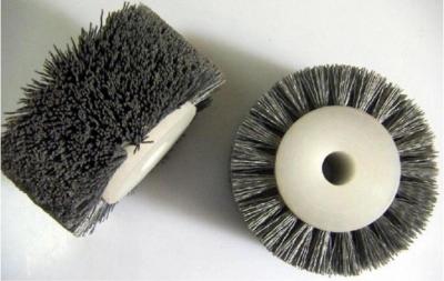 Cina Il filo di acciaio rotatorio abrasivo spazzola la spazzola abrasiva di nylon stridente rotatoria rotatoria del materiale di piatto dell'HDPE della spazzola metallica dello strumento in vendita