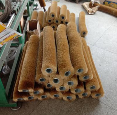 China Copper Plated Wire Outward Spring Brush Spiral Wound Spring Brush Marble Burr Cleaning Spring Coil Brush for sale