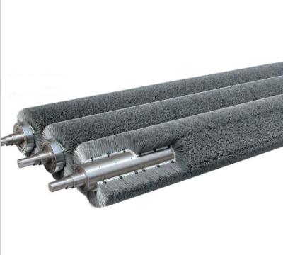 Abrasive Nylon Roller Brush For Polishing Wood Top Grit With Dupont Filament With Customized Diameter