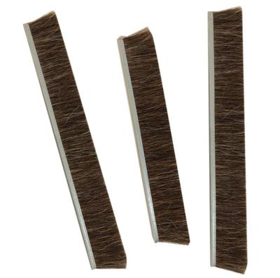 Cepillos de aluminio de aislamiento de la pista de canal del metal del pelo del caballo de la circulación de aire