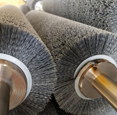 Cina il rullo del cavo dell'abrasivo di 1.8mm spazzola il cavo d'acciaio di legno solido di bobina della striscia del rullo della spazzola di lucidatura di pavimento in vendita