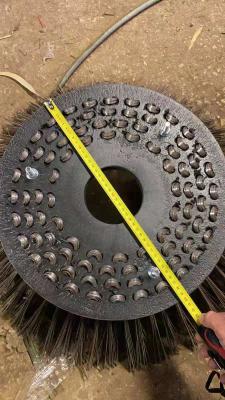 Китай Бортовая щетка сточной канавы для Brock SL140 OD400mm с плоским стальным проводом продается