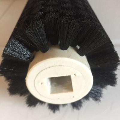 China Square Core Fruit Roller Cleaning Brush In Rotary Machine for sale