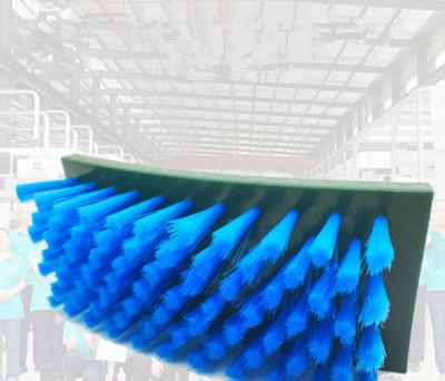 Cina Materiale di nylon del filamento della spazzola pp della cinghia dell'unità di elaborazione del trasportatore di piatto d'acciaio in vendita