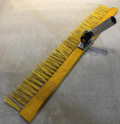 China Cement Ground Texturer Airport Runway Roughing Brush 150mm Filament Length for sale