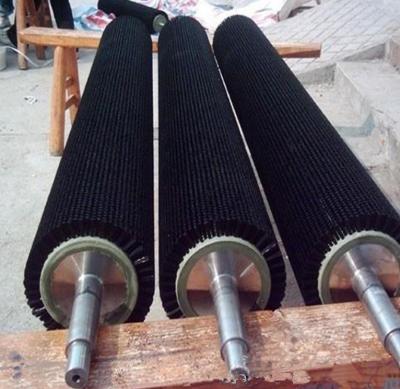 China Flocking Textile Printing Machine Nylon Cylinder Brush ROSH for sale