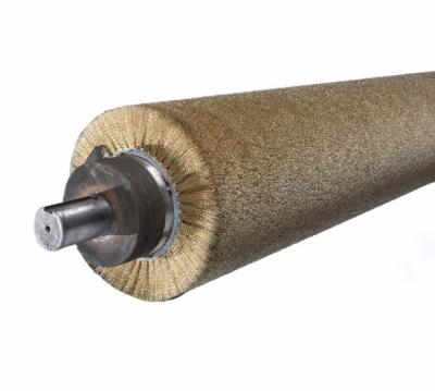 Китай Щетка ролика медной проволоки кругового вала нержавеющей стали маринуя продается