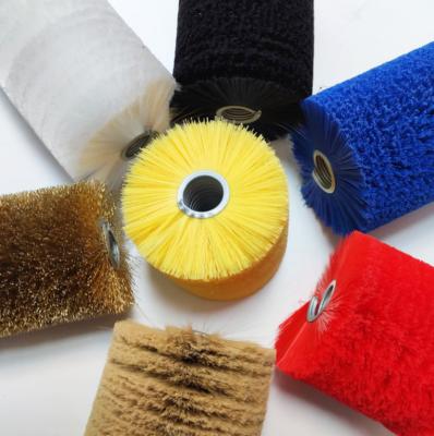 Cina Cavo abrasivo d'acciaio di nylon della lama della spazzola della primavera di rimozione di polvere in vendita