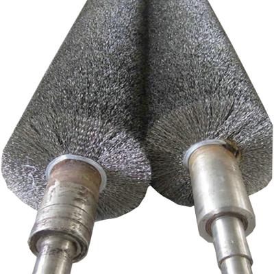 중국 기계를 위한 304 강철 갱구 나선 스테인리스 금관 악기 철사 가는 솔 롤러 판매용