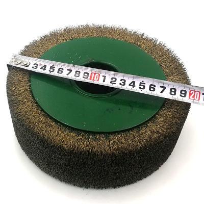 China 8 Inch Cylinder Industrial Roller Brushes Steel Wire Material For Rust Removal for sale