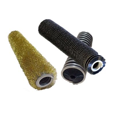 China Rotary Industrial Cleaning Brush Outer Spiral Coil Spring Brush for sale