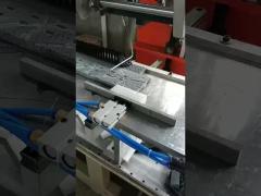 Tavolo di spazzola a sottili bordi di alluminio