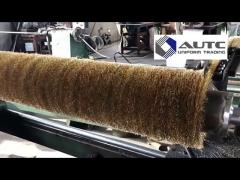 metal bristle brush rolls are used in brush machines for polishing
