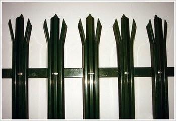 China palisade fencing / W palisade fence/D palisade fence for garden for sale