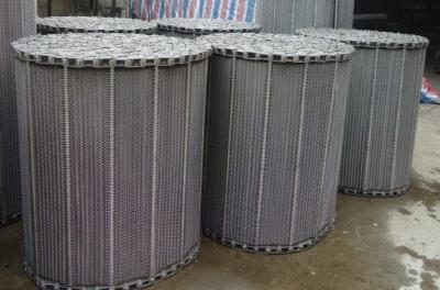 China Metal Mesh Spiral Link Conveyor Belt For Roasting Food Stuff for sale