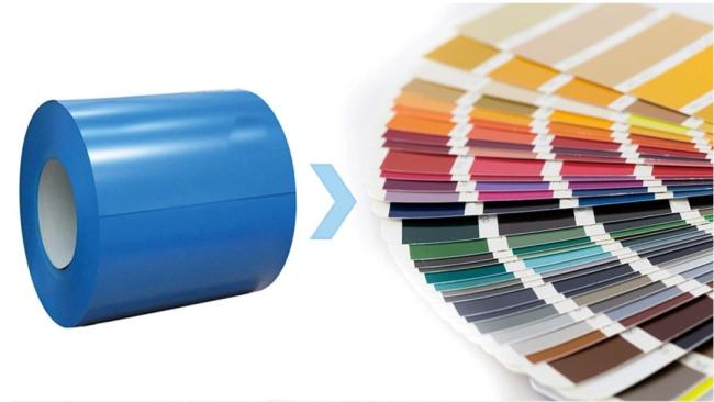 PPGL Color Coil Prepainted Color Coated Steel PPGI Coil Vietnam