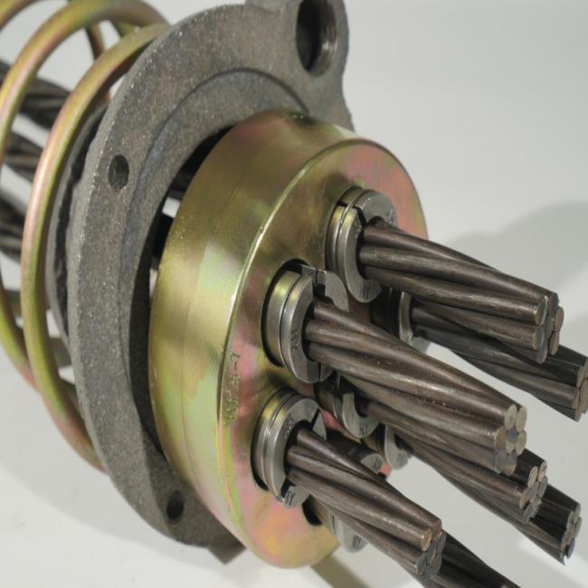 Wedges and Anchor Head for PC Strand