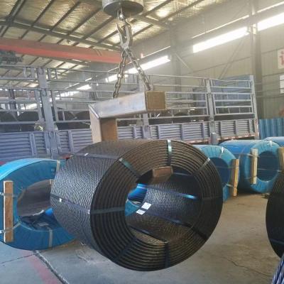 China Post Tension Cables/7 Steel Wire PC Strand/ASTM A416/15.2mm/15.24mm/12.7mm/BS5896/Low Relaxation for sale