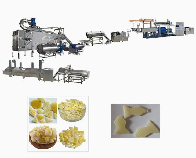  Automatic 3d and 2d Snack Extruder Machine , samosa making machine