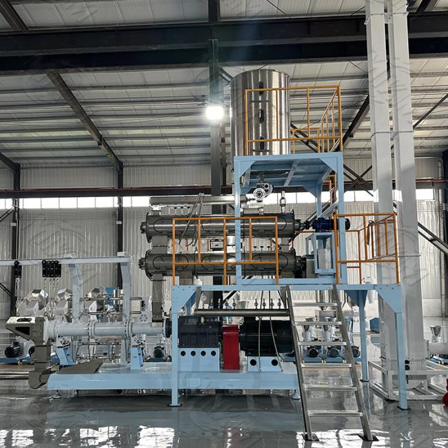Continuous Automatic dog food production line