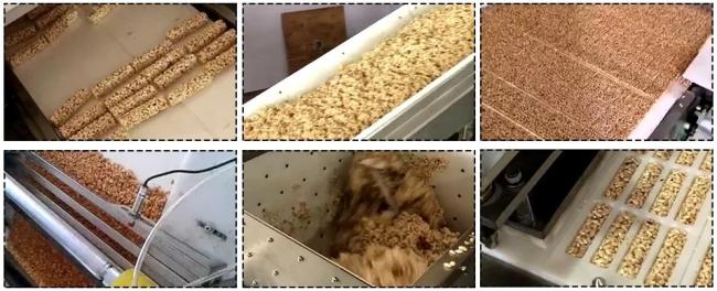 Automatic Rice Candy / Cereal Bar Making Machine / Production Line