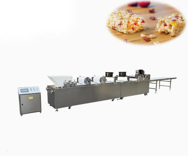 Automatic cereal candy bar making machine / rice puffing machine