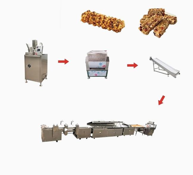 Cereal Bar Making Machine/Bar Shape Cereals Candy Cutting Machine