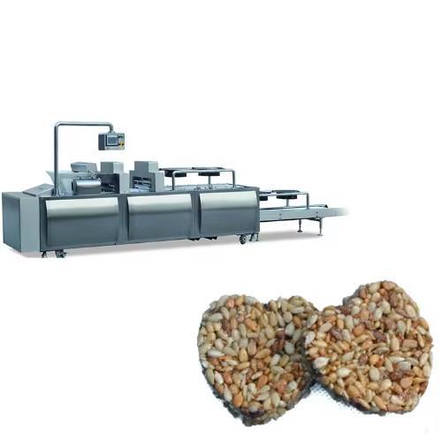 Oatmeal Cereal Bar Making Machine , PLC Touch Screen Cereal Bar Shaping Machine​