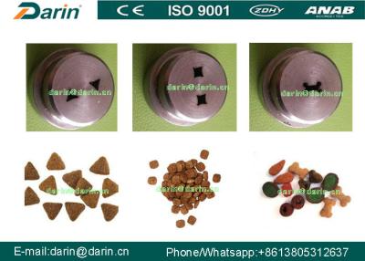 Cina Cibo per cani automatico linea di trasformazione a macchina/asciutta di Extruing dell'acciaio inossidabile DR65 dell'alimento per animali domestici in vendita