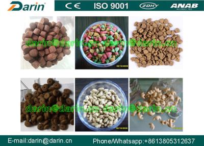 Cina Linea di produzione dell'espulsore dell'alimento per animali domestici dell'animale domestico del cane/uccello/pesce 800-1000kg/hr 200kw in vendita