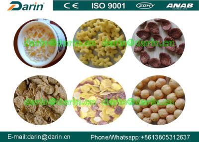 Cina Linea di produzione dei fiocchi di mais dei cereali da prima colazione dell'acciaio inossidabile completamente 304 in vendita