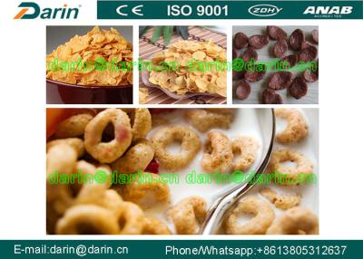 Cina Fiocchi di mais linea di trasformazione, macchina del cereale da prima colazione del pane di pepita di cioccolato in vendita