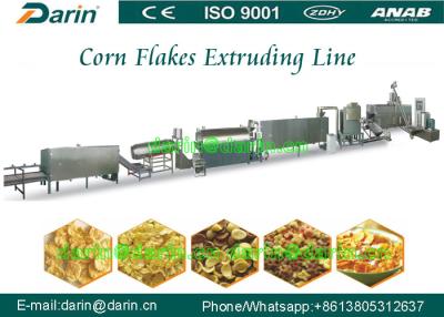 Cina Fiocchi di mais linea di trasformazione, macchina del cereale da prima colazione del pane di pepita di cioccolato in vendita