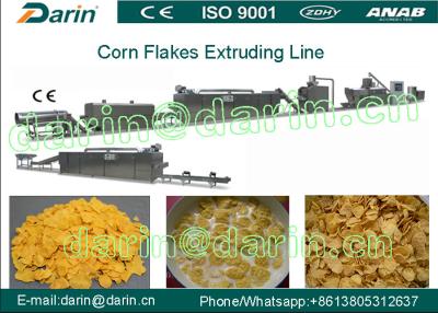Cina Fiocchi di mais automatici linea di trasformazione, macchina del popcorn della casa della prima colazione del cereale in vendita